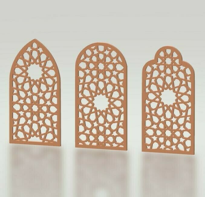 STL file Arabic Arabesque Windows・3D printable model to download・Cults