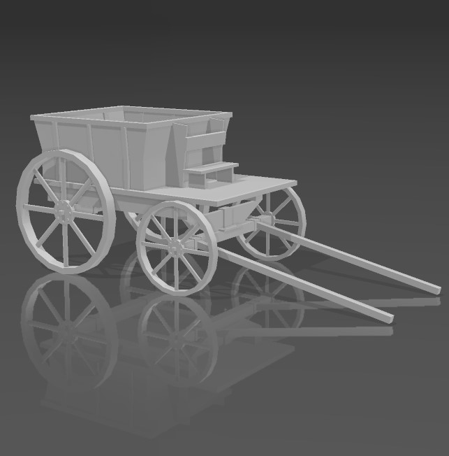 STL file Wooden Cart・Template to download and 3D print・Cults