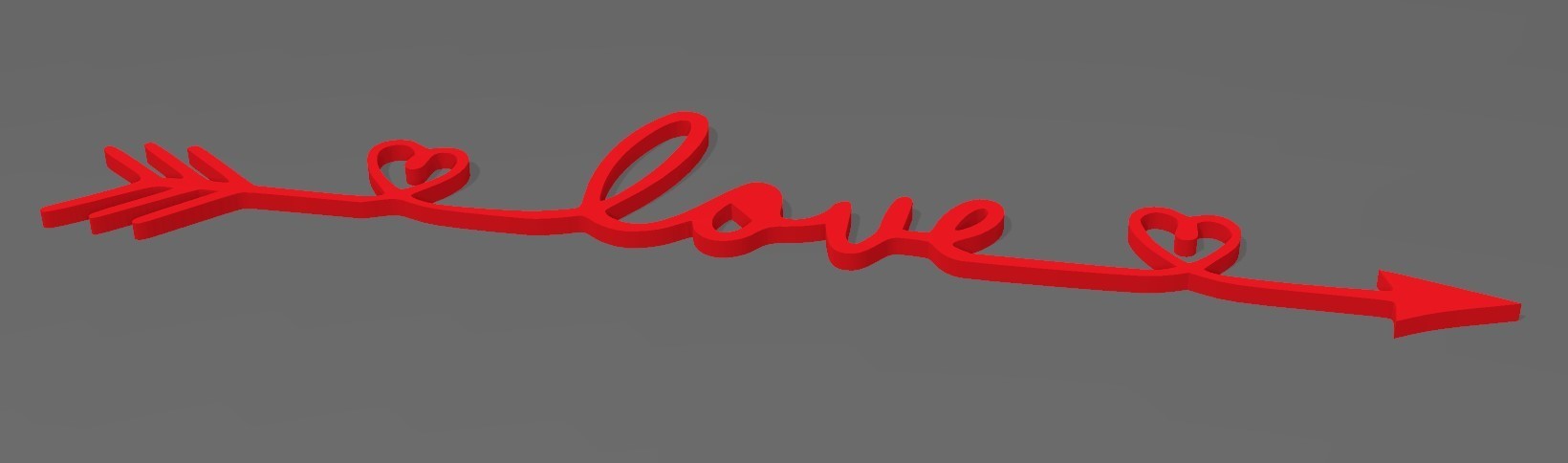STL file Love Sign ️‍🔥・3D printable design to download・Cults