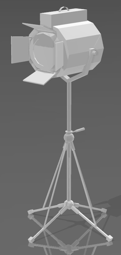 Free STL file Theater spotLight・3D print object to download・Cults