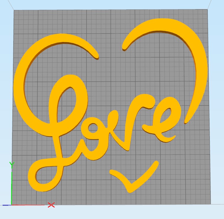 STL file LOVE・3D printable model to download・Cults