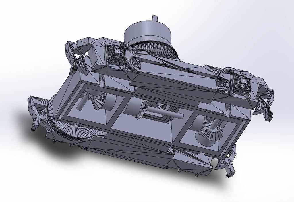 Free STL file Motorization of the 1/32 OpenRailway EMD SW1500 🚂・3D ...