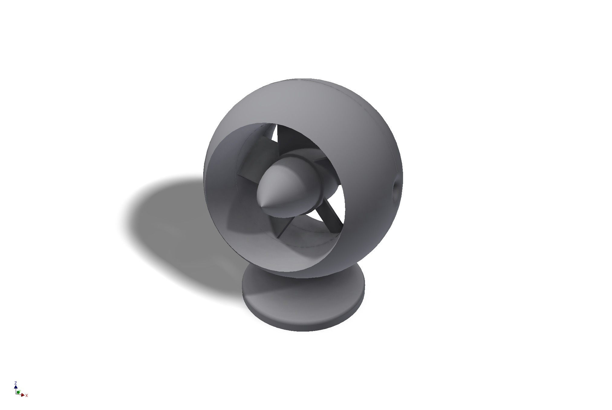 Free STL file Desktop Fan Table Fan from reused Computer fan・3D print ...