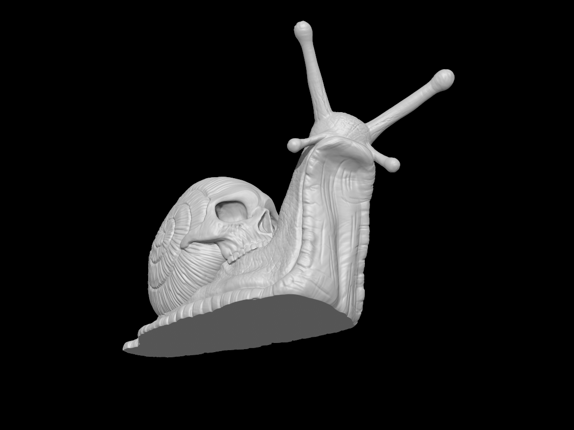 Free 3D file Skull Snail 💀・3D printing design to download・Cults