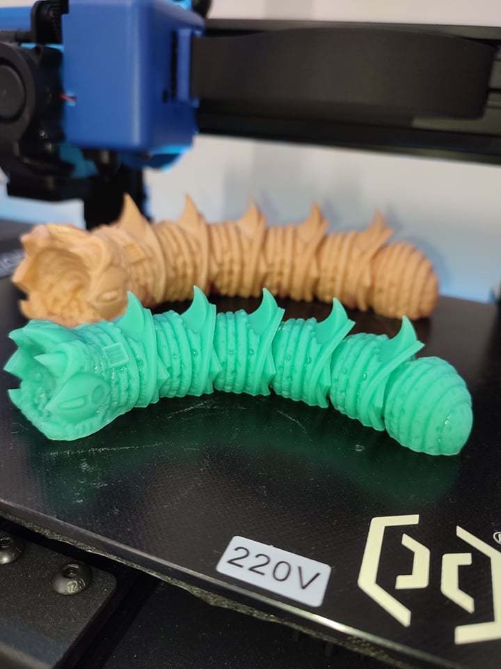 Free STL file Articulated Armored Sandworm・3D printable design to ...