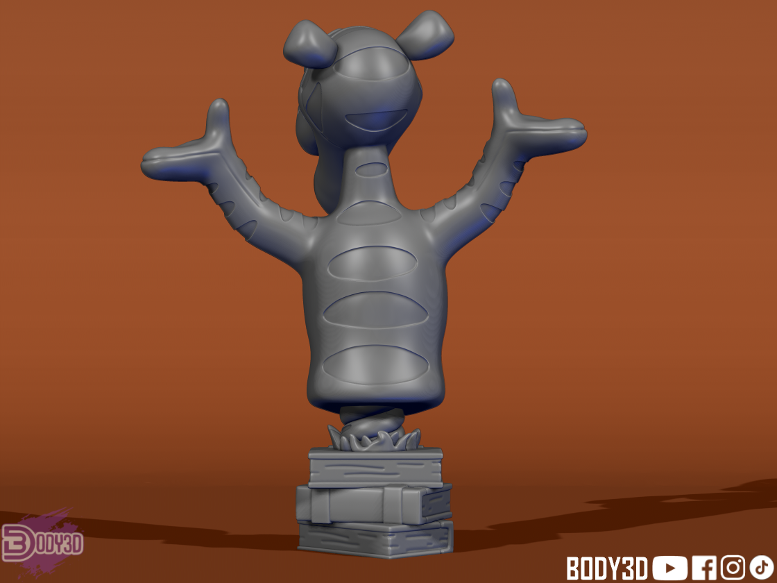 STL file Tigger Fan Art 🎨・Template to download and 3D print・Cults