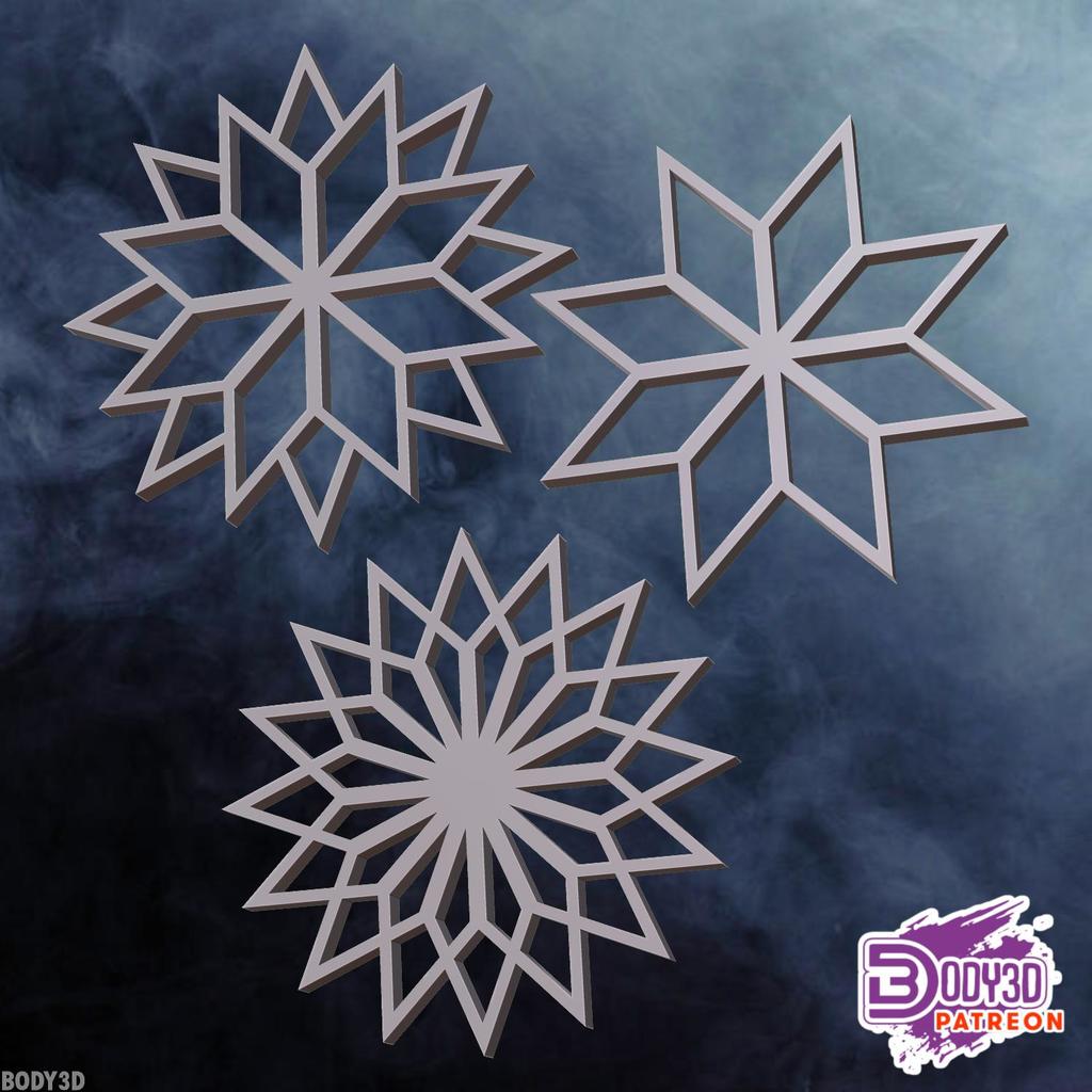 Free 3D file Stars Ornaments 🌃・3D printer design to download・Cults