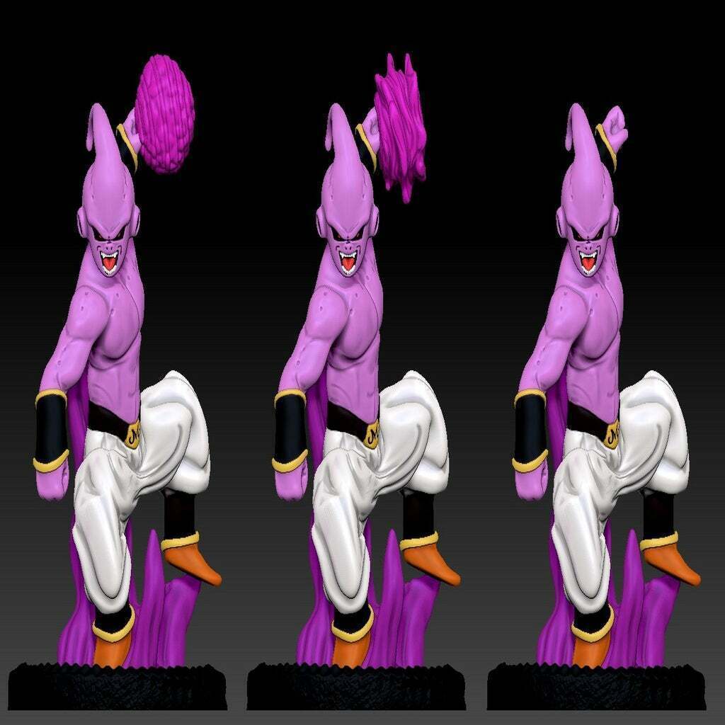 Free STL file Kid Buu 🐉・Object to download and to 3D print・Cults