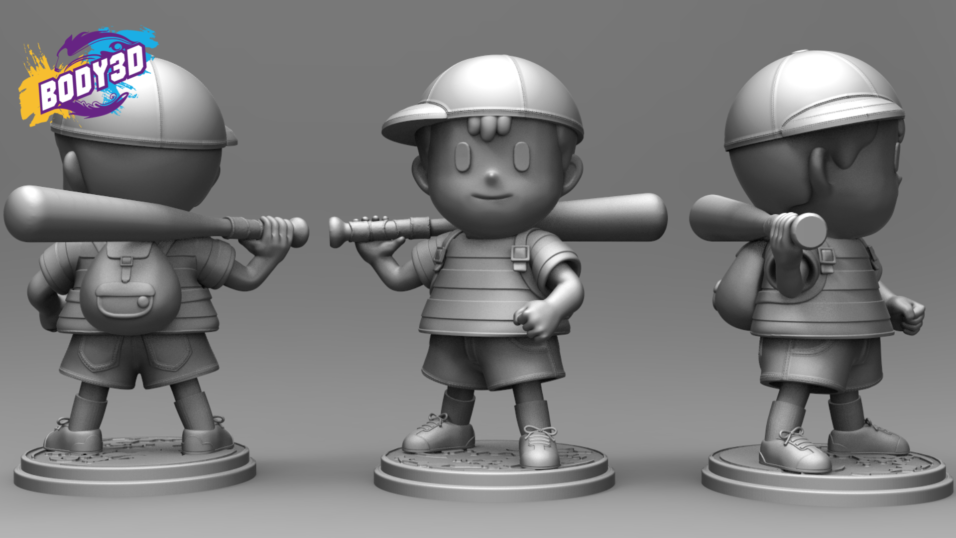 3D file Ness - FanArt・3D printable model to download・Cults