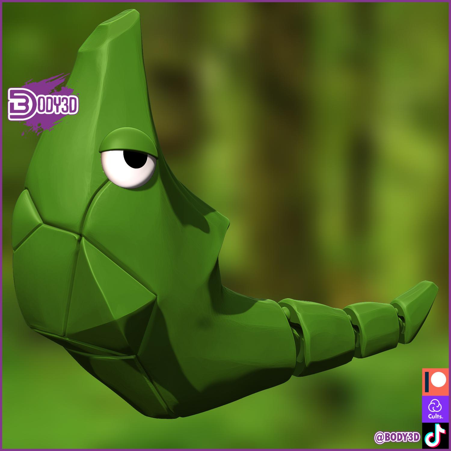 STL file Articulated Metapod・3D printing template to download・Cults