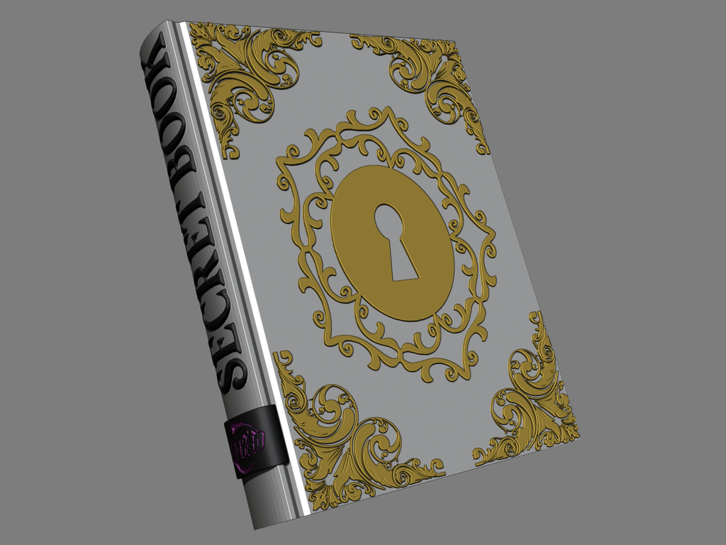 Free STL file Secret Book 📚・Design to download and 3D print・Cults