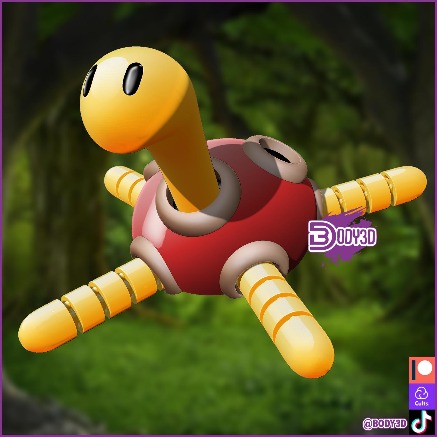 STL file Articulated Shuckle・3D printing idea to download・Cults