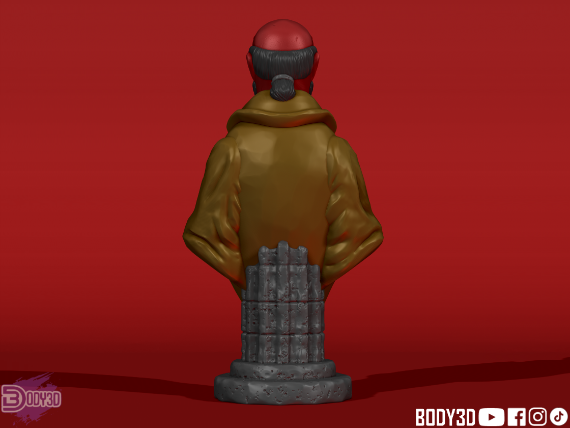 Free STL file HellBoy Bust Comics・3D printer model to download・Cults