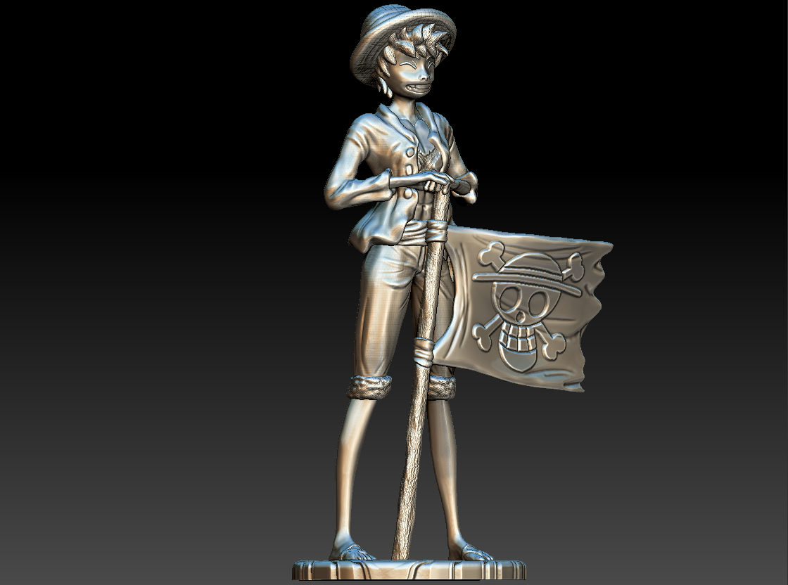 Free STL file Monkey D Luffy・3D printer design to download・Cults