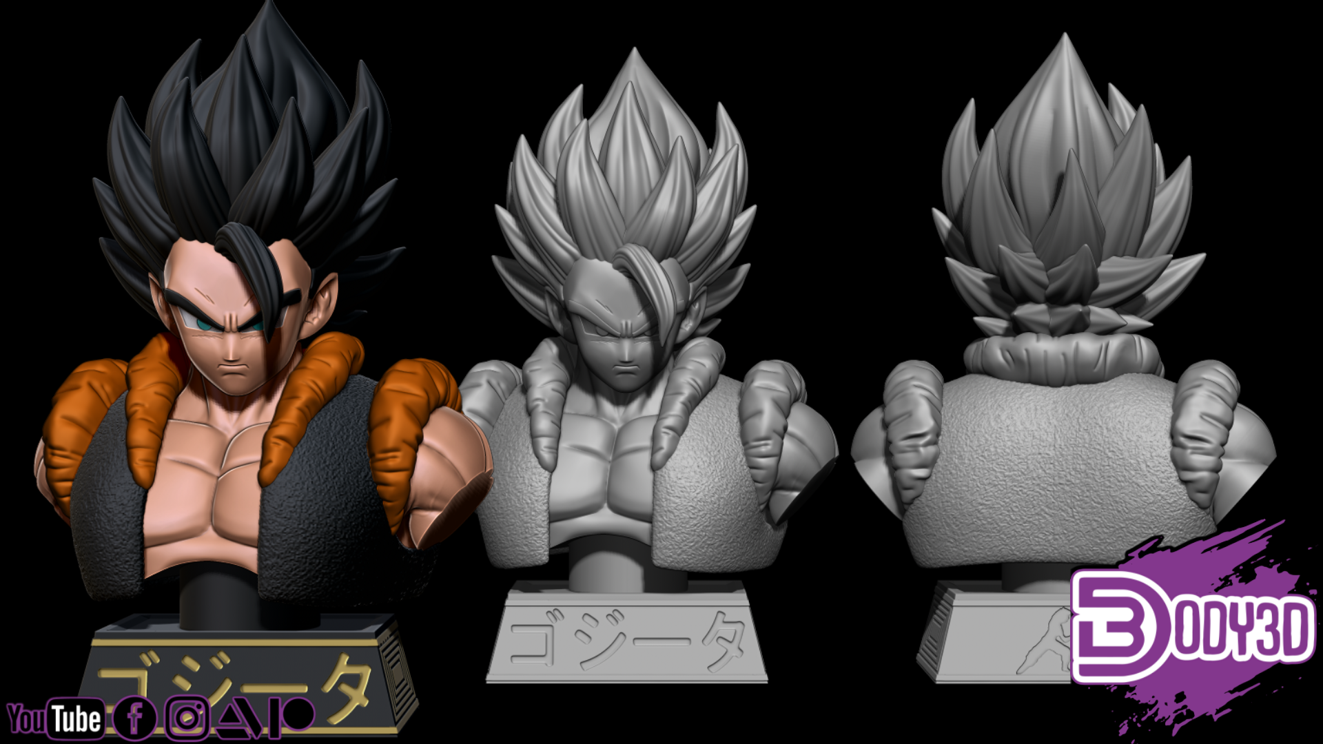 3D file Gogeta Bundle - Dragon Ball・3D print design to download・Cults