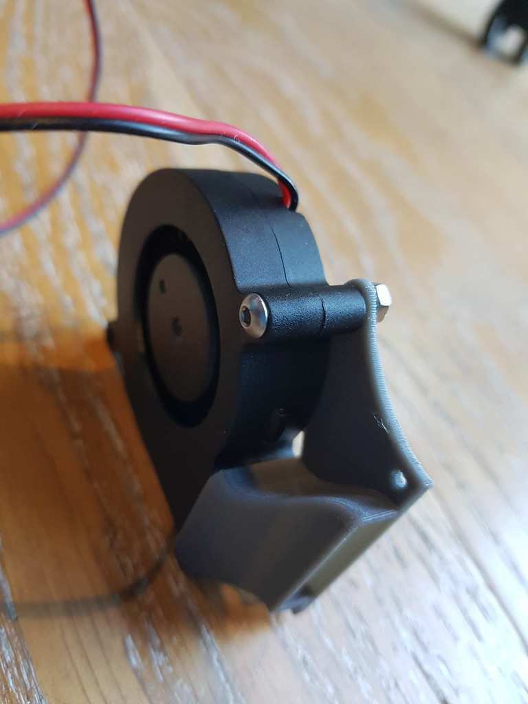 Free 3D file Anycubic Kossel 5015 fan adapter - extra bracket・3D ...