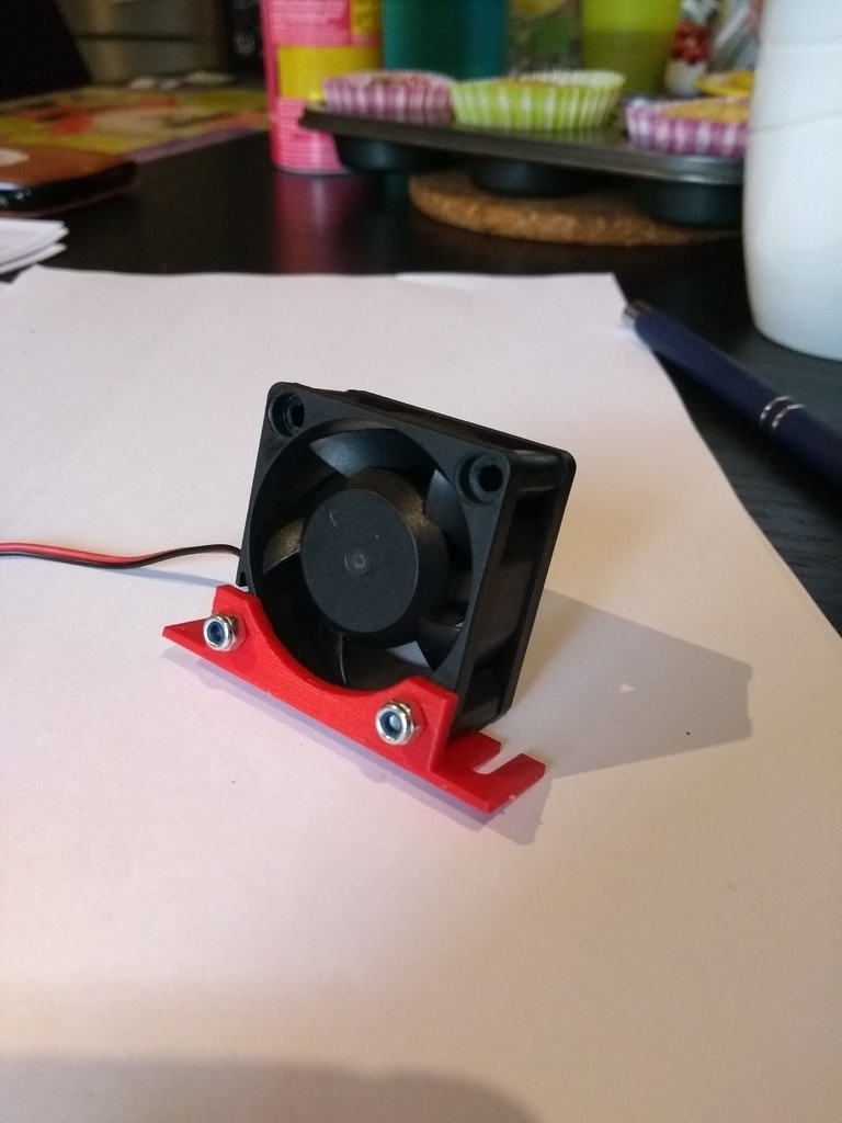 Free 3D file Creality Ender 2 case fan bracket・Template to download and ...