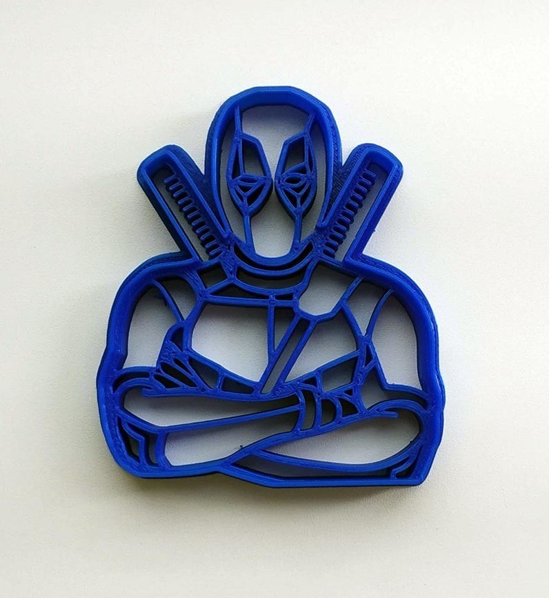 STL file Cookie cutter Deadpool Marvel・3D printing template to download ...
