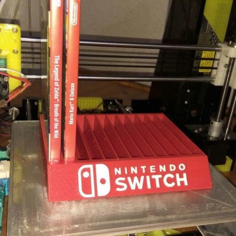 Download free STL file Nintendo Switch Game Case Holder • Design to 3D ...