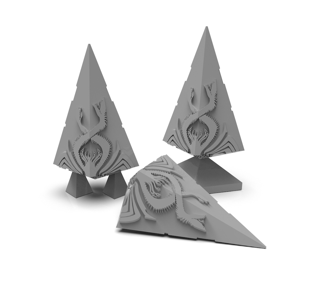 Free STL file Thrawn's Chimera Symbol Desk Ointment・3D printable model ...