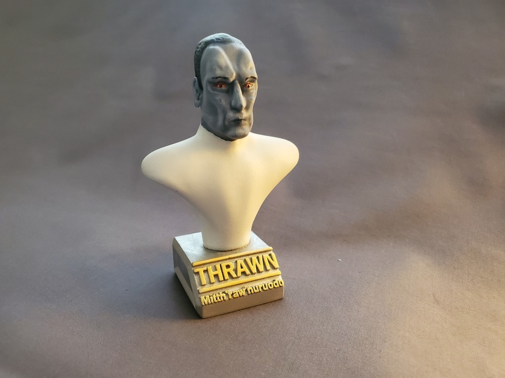 Fichier STL gratuit Thrawn (Rebels) ・Objet imprimable en 3D à ...
