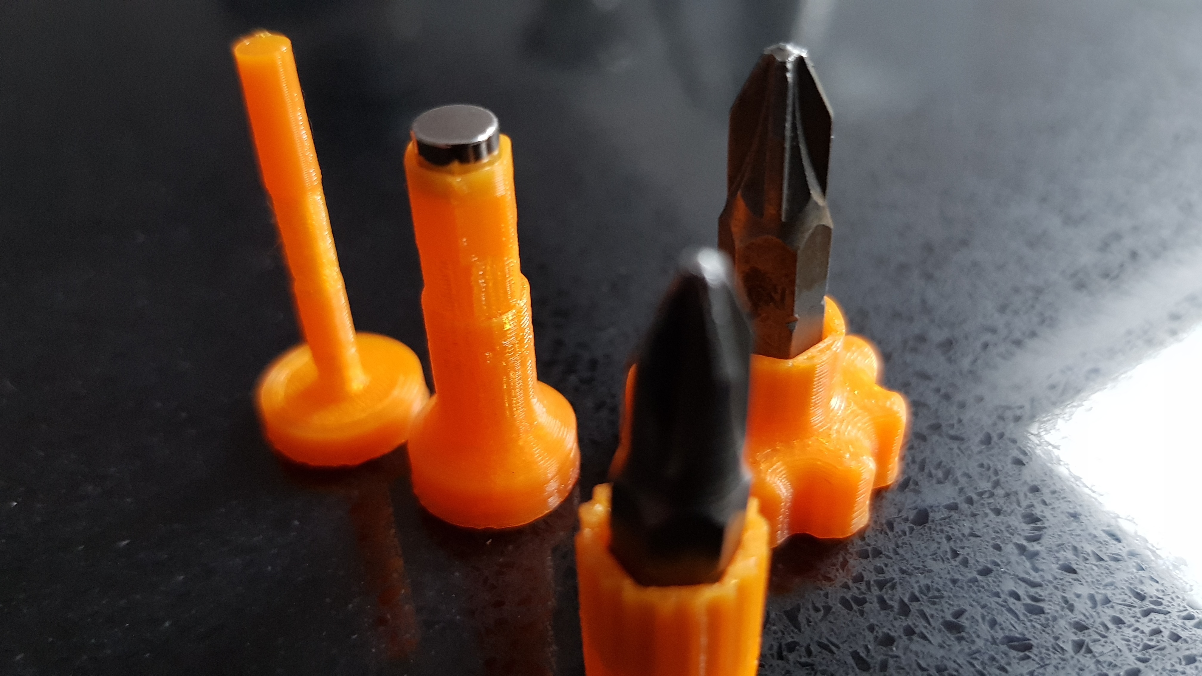 Free STL file Magnetic mini screwdriver handles・3D printer design to ...