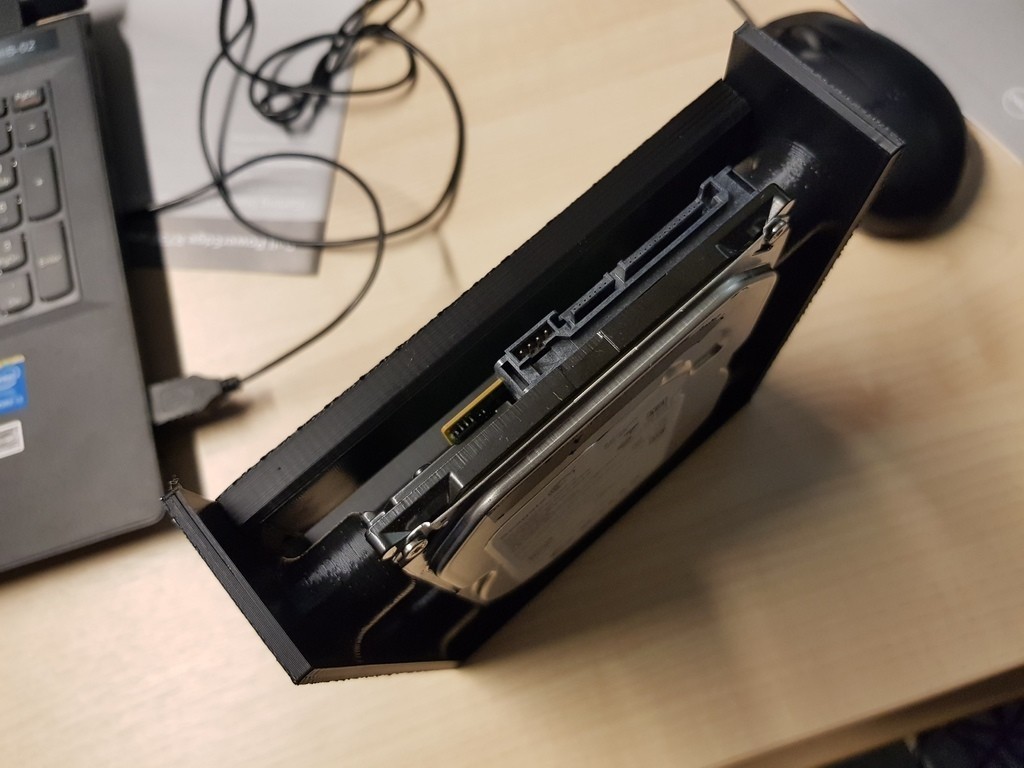 Free STL file Drive bay adapter - screwless!・Object to download and to ...