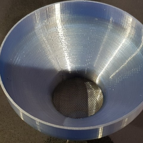 Download free 3D printer templates Resin filter funnel using strainer ...
