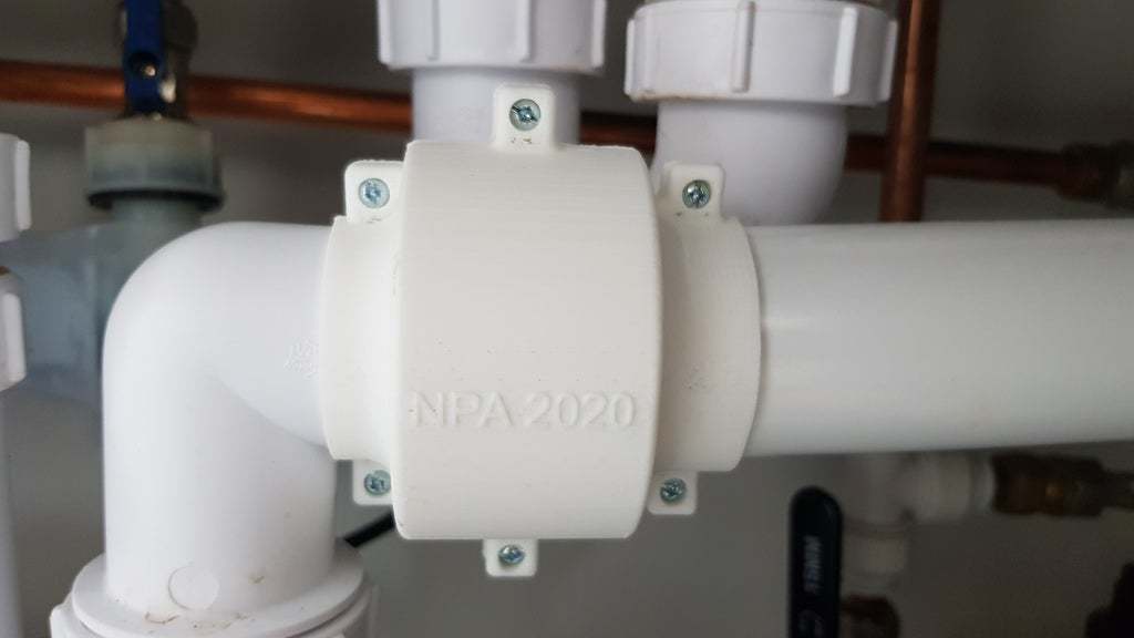 Free STL file Pipe support for sink waste disposal 🔪・3D printable ...