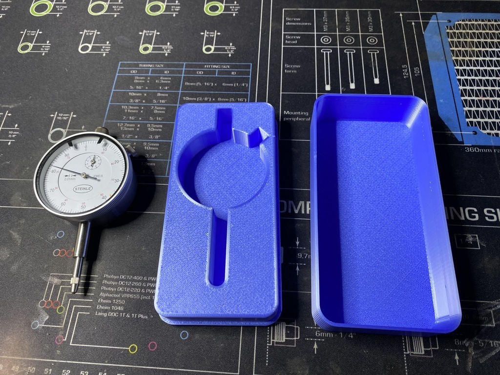 Free 3D file Simple dial gauge Box・3D print design to download・Cults