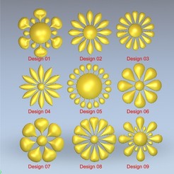 Archivos STL para impresoras 3D Flor ・ Cults