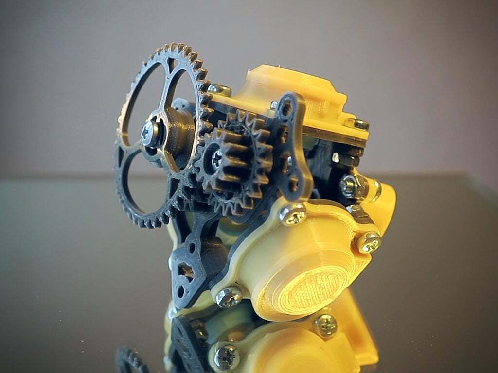 Free STL file Simple Radial Pneumatic Engine 💭・Model to download and 3D ...