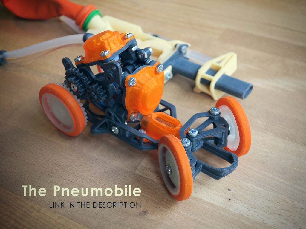 Free STL file Simple Radial Pneumatic Engine 💭・Model to download and 3D ...
