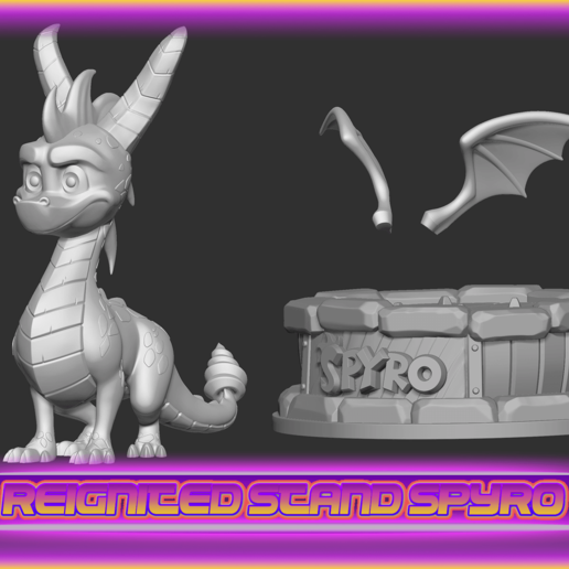 Download 3D printer files Spyro - Reignited Triology Based Spyro the ...