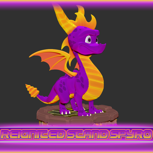 Download 3D printer files Spyro - Reignited Triology Based Spyro the ...