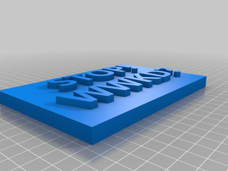 Free STL file My Customized Sign with Backplate・3D printer design to ...