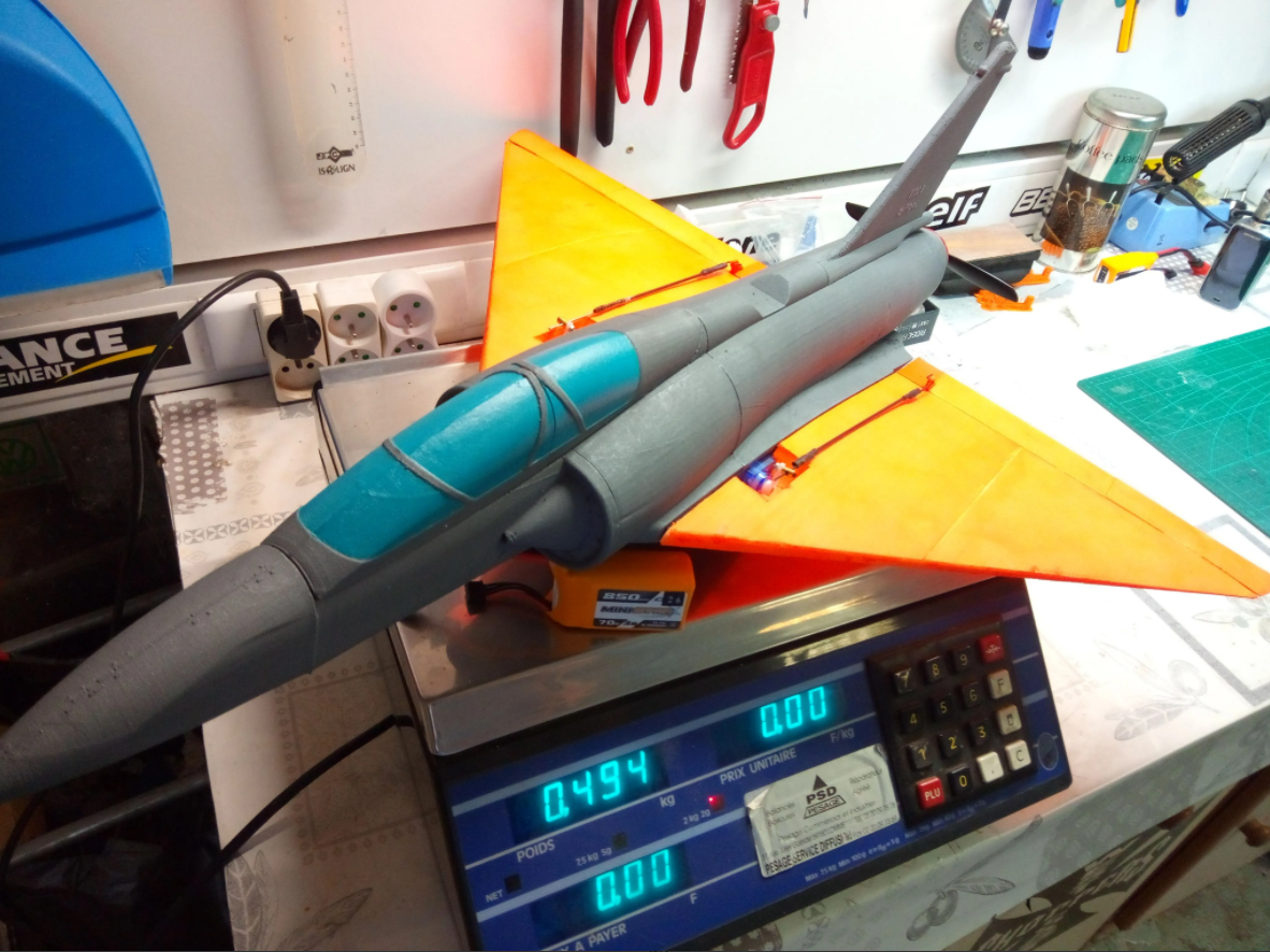 Free STL file Mirage 2000 B flying RC MODEL free test part・3D printable ...