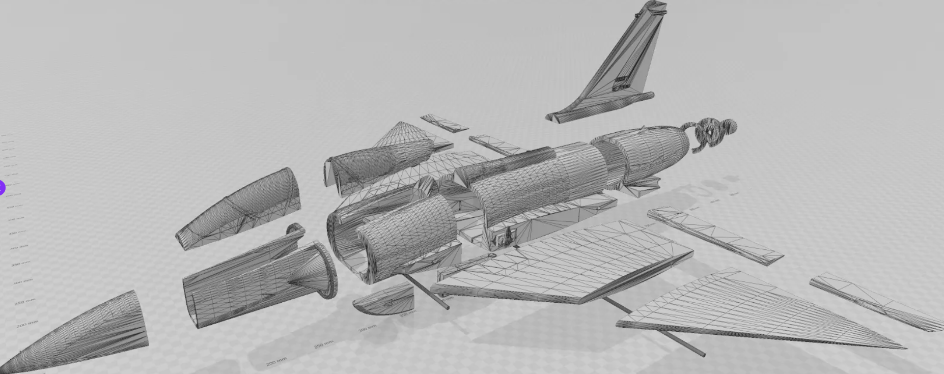 Free STL file Mirage 2000 B flying RC MODEL free test part 🆓・3D ...