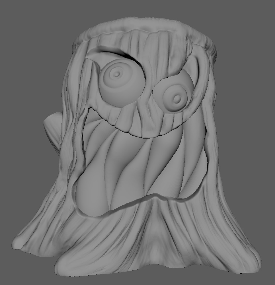 Free 3D file Spooky Scary Stump・3D print model to download・Cults