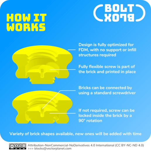 Download free STL file BoltBlox • 3D printer design ・ Cults