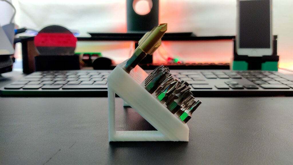 Free STL file Bit Holder x60・3D printable design to download・Cults