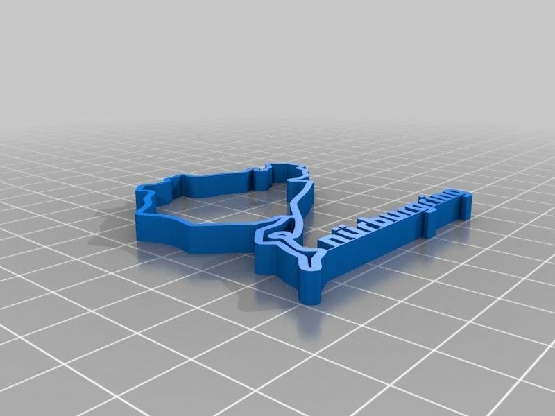 STL-Datei Nürburgring Circuit kostenlos・3D-druckbares Modell zum herunterladen・Cults