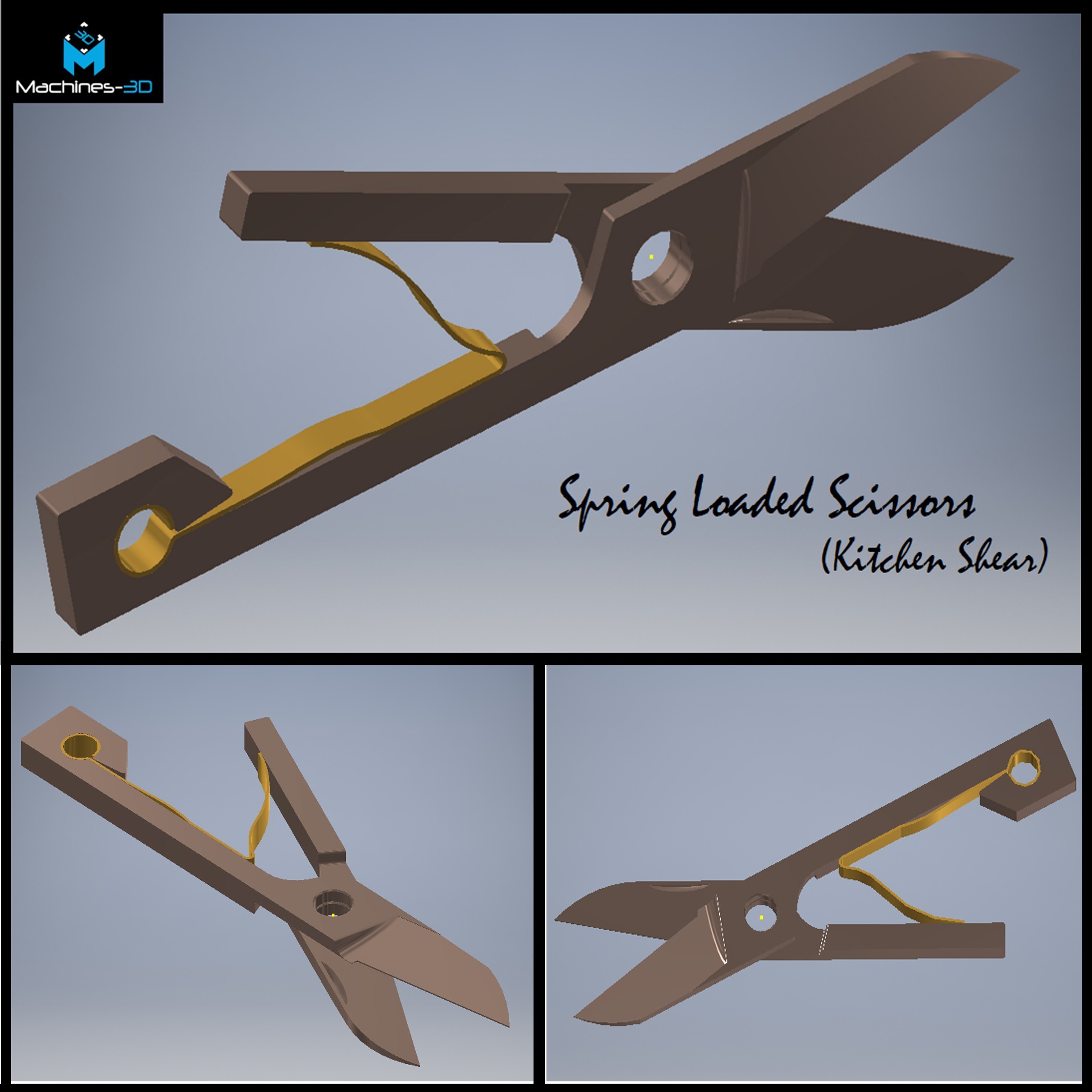 Free STL file Kitchen Shear・Design to download and 3D print・Cults