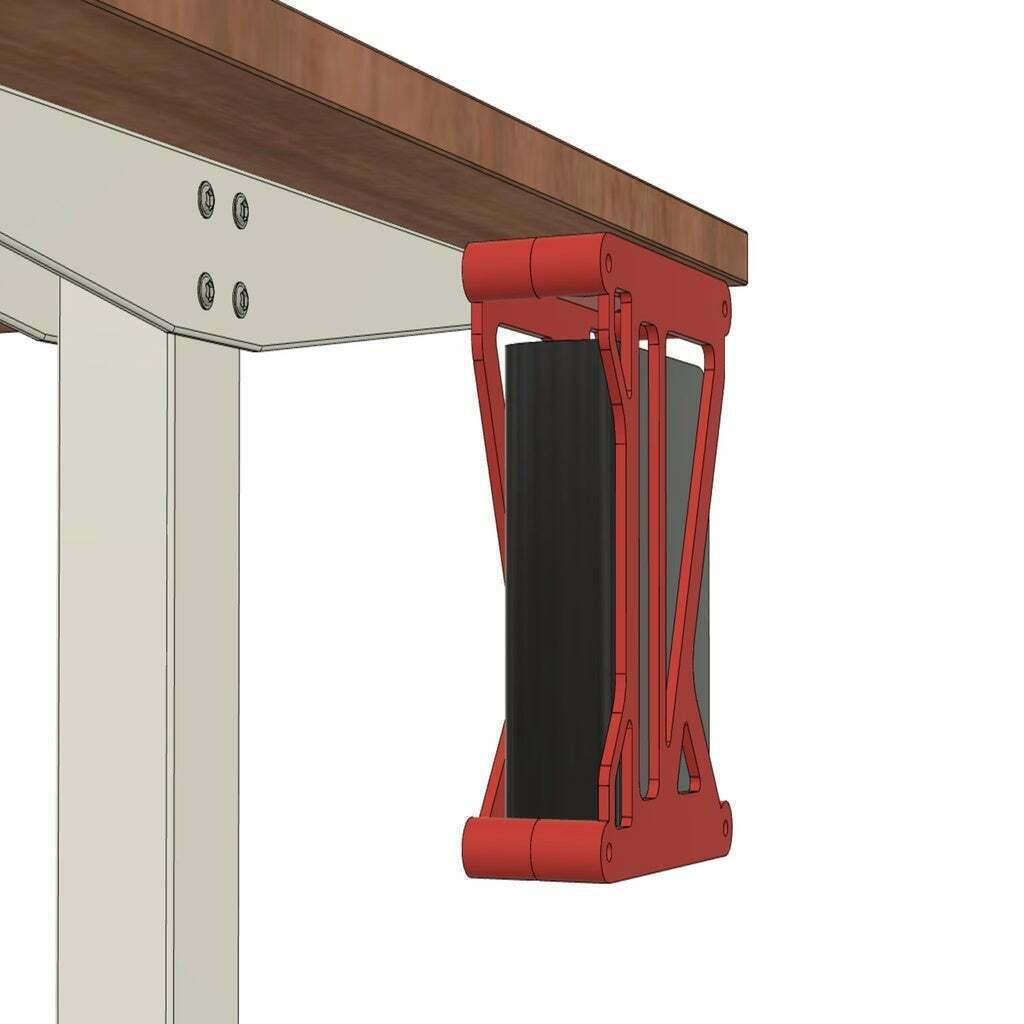 Free STL file WD disk holder for height adjustable table・3D print ...