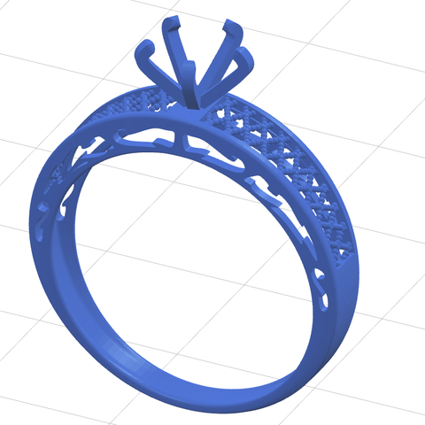 Download STL file RING 3D JEWELLERY MODEL 3D • 3D print template ・ Cults