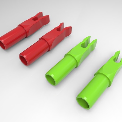 Download STL file 4 Arrow Nock Types • Object to 3D print ・ Cults
