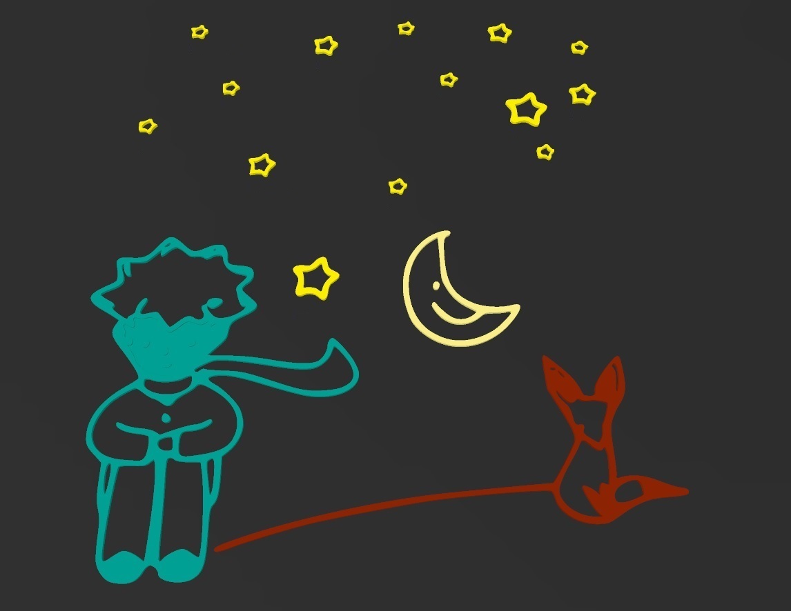 Archivo STL El Principito - The Little Prince 🤴・Plan de impresión en 3D ...