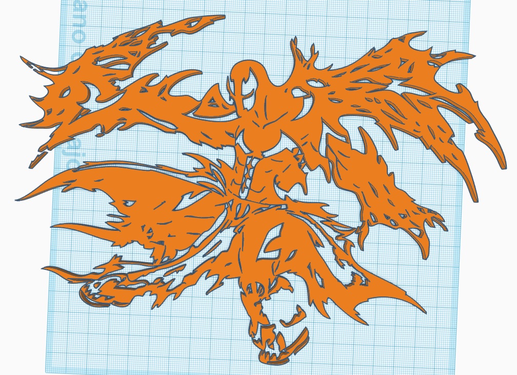 STL file SPAWN DECORATIVE PENDANT 💍・Design to download and 3D print・Cults