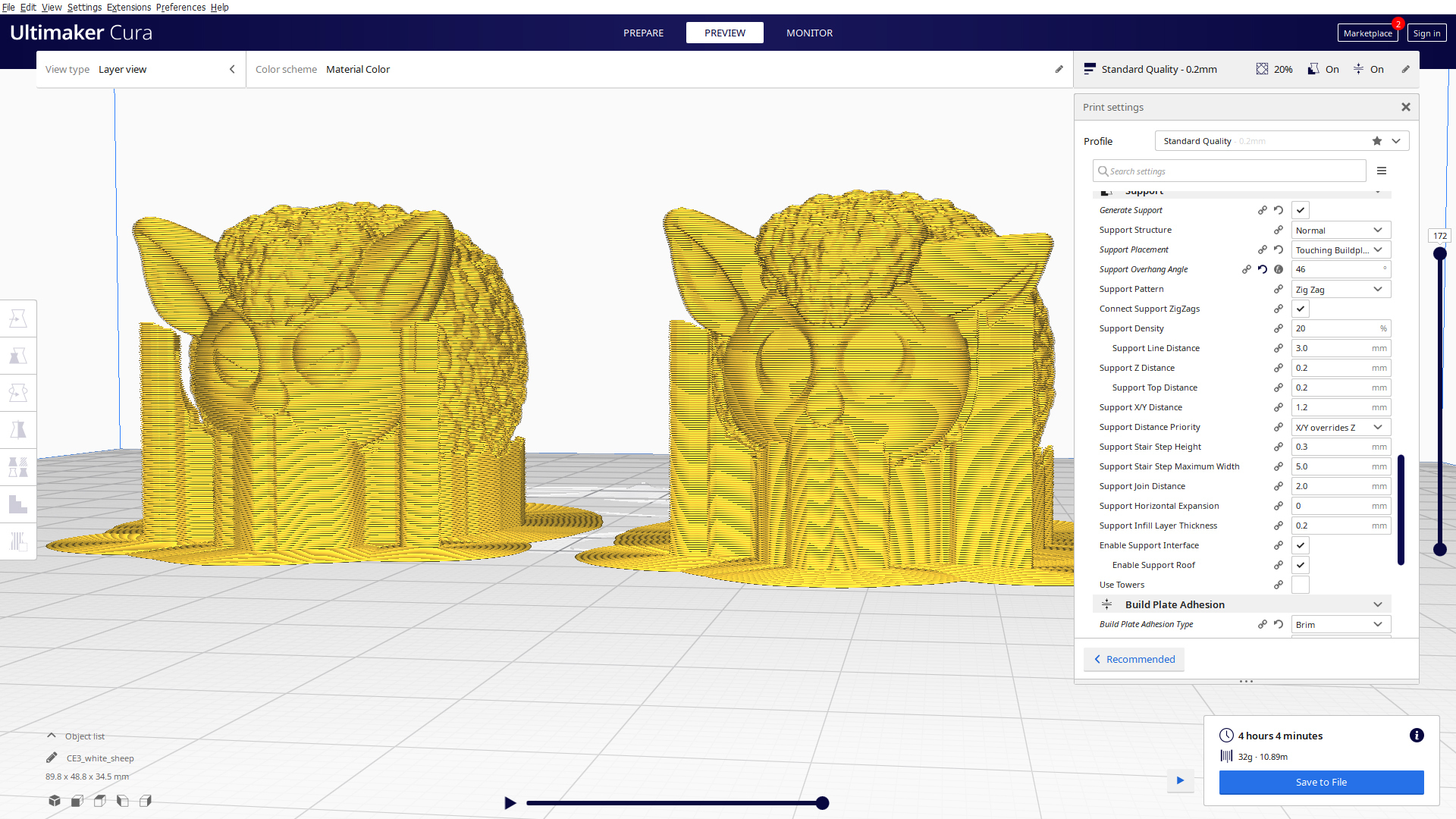 STL file 2 Cute Sheep for 3D printing 🐑・3D printing model to download・Cults
