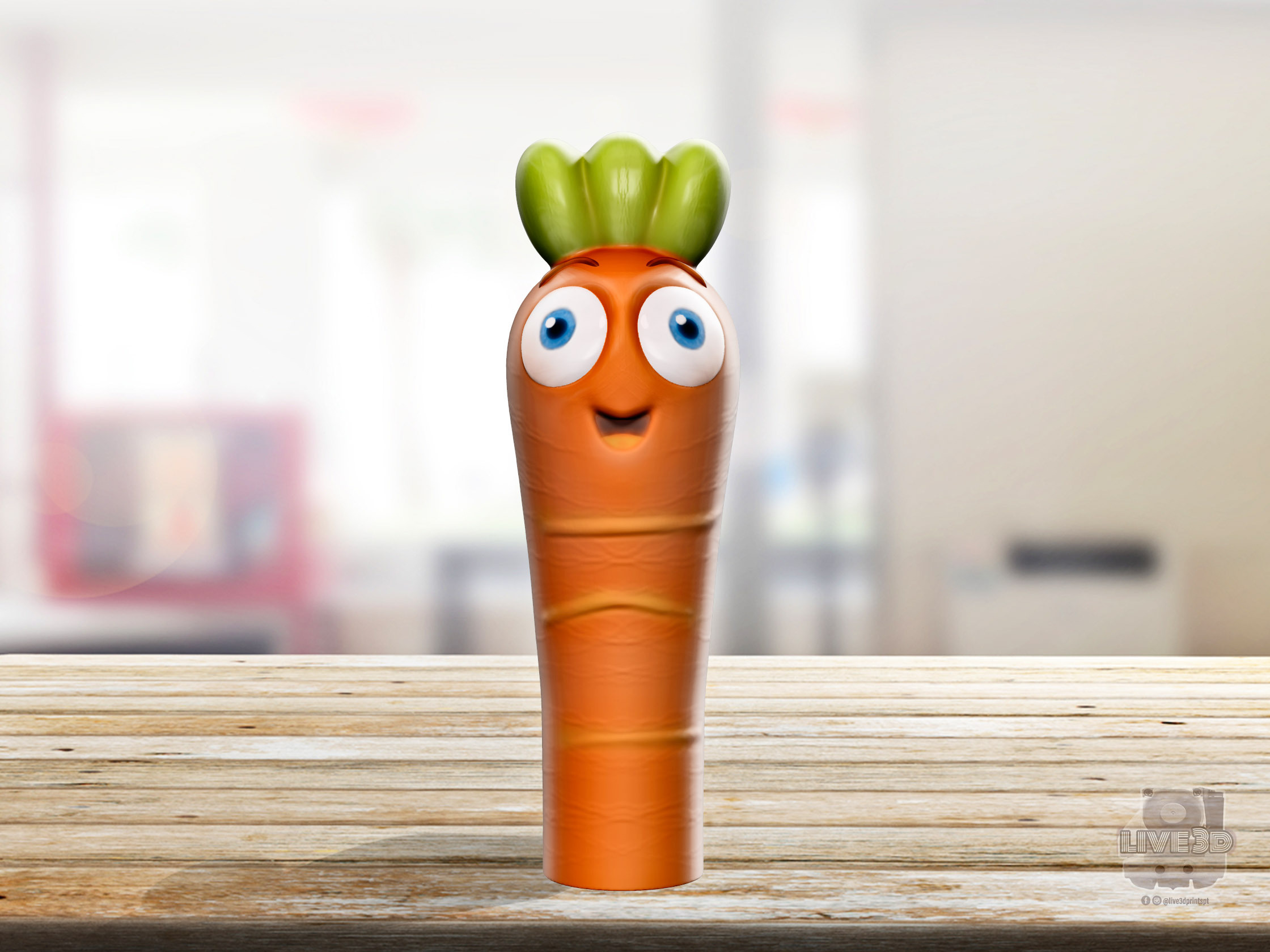 Free STL file Carrot Pencil Cap - for 3D Printing・3D printing template ...